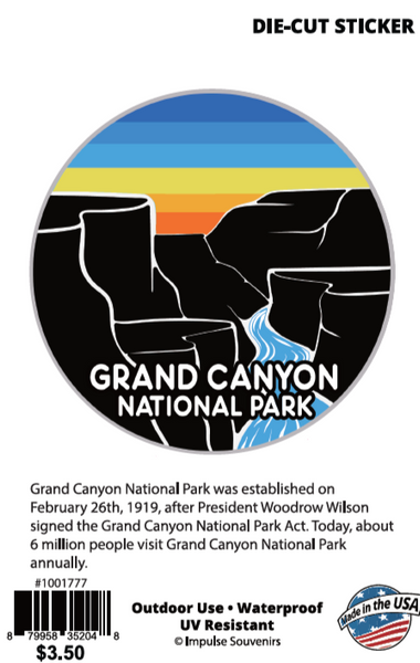 Grand Canyon Retro Decal – Grand Canyon Conservancy Store